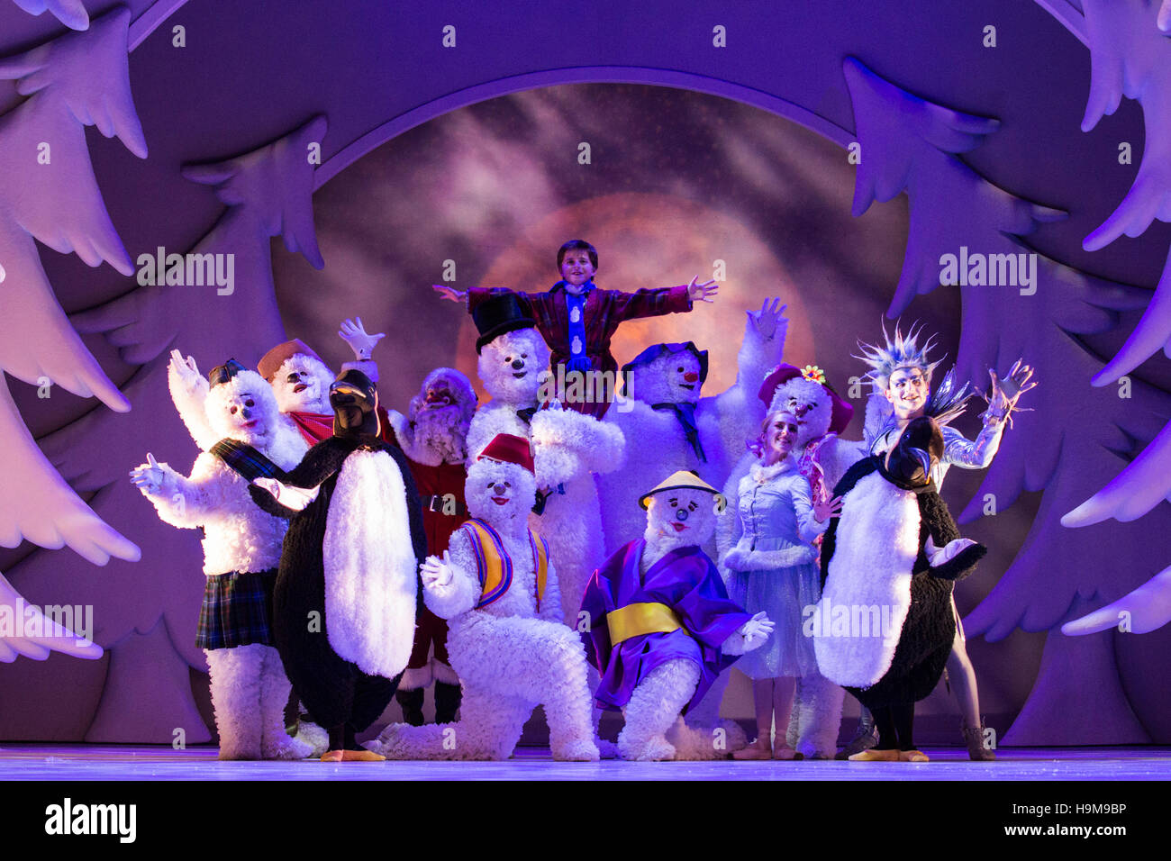 London, UK. 23 November 2016. The Snowman returns to The Peacock ...