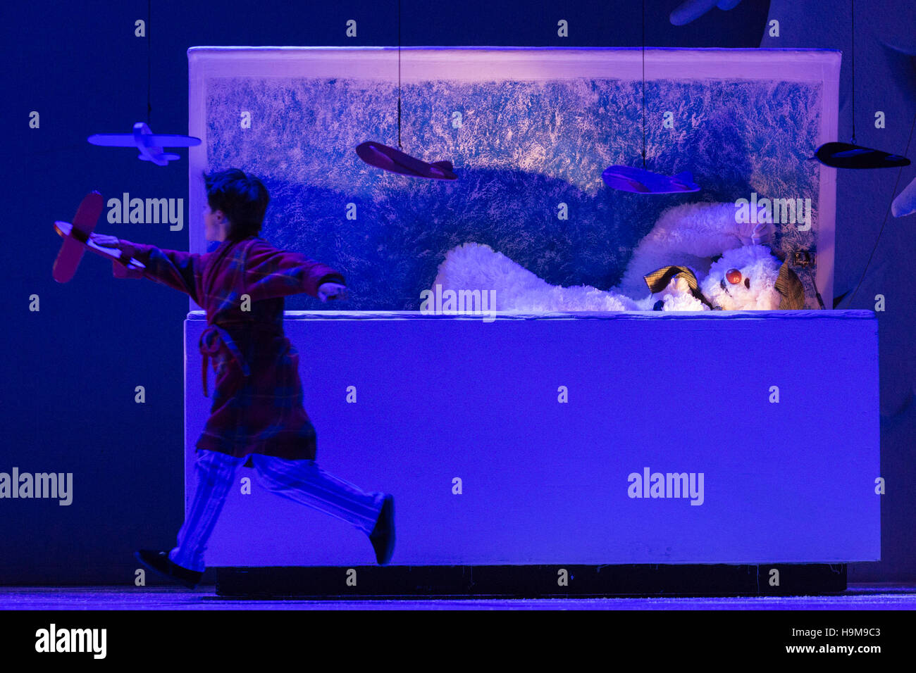 London, UK. 23 November 2016. The Snowman returns to The Peacock ...