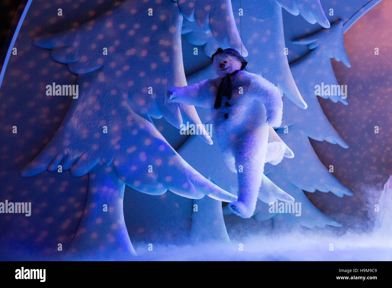London, UK. 23 November 2016. The Snowman returns to The Peacock ...