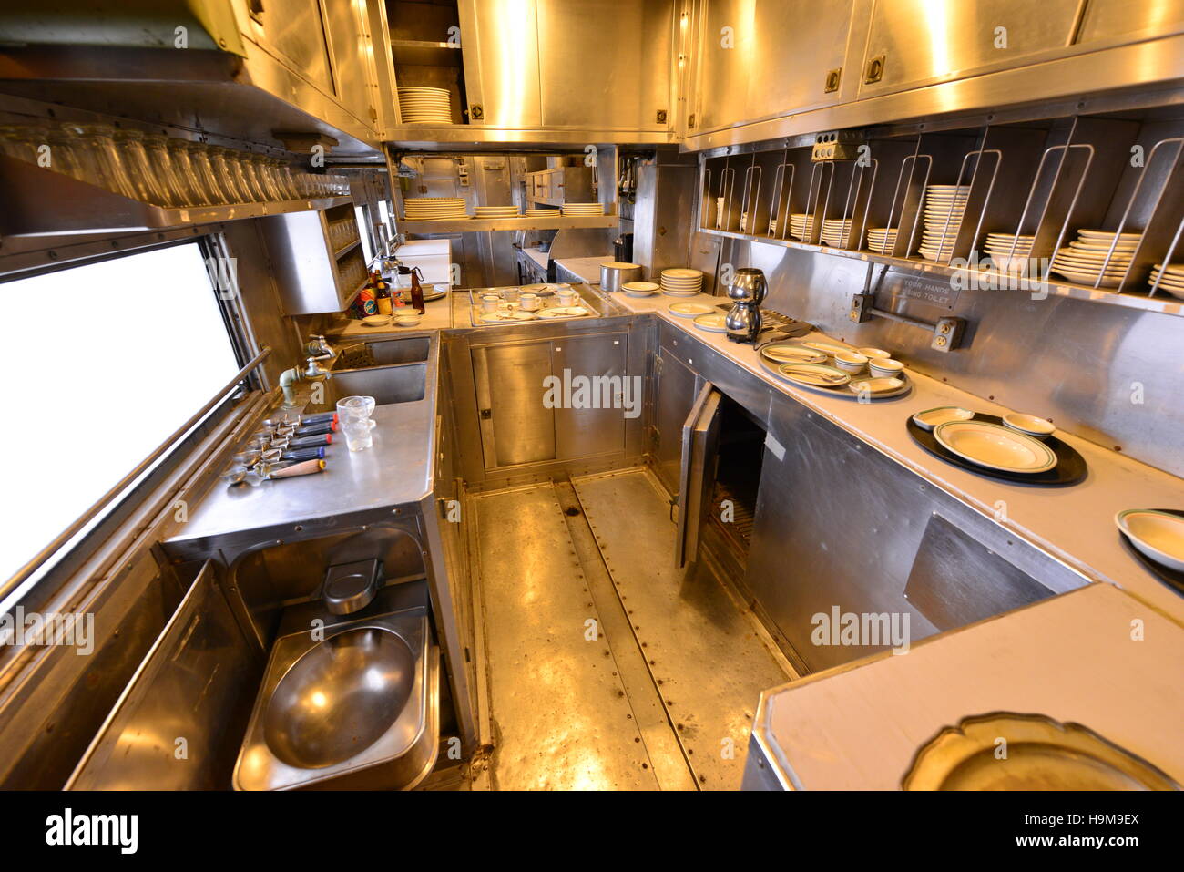 Railway galley hi-res stock photography and images - Alamy