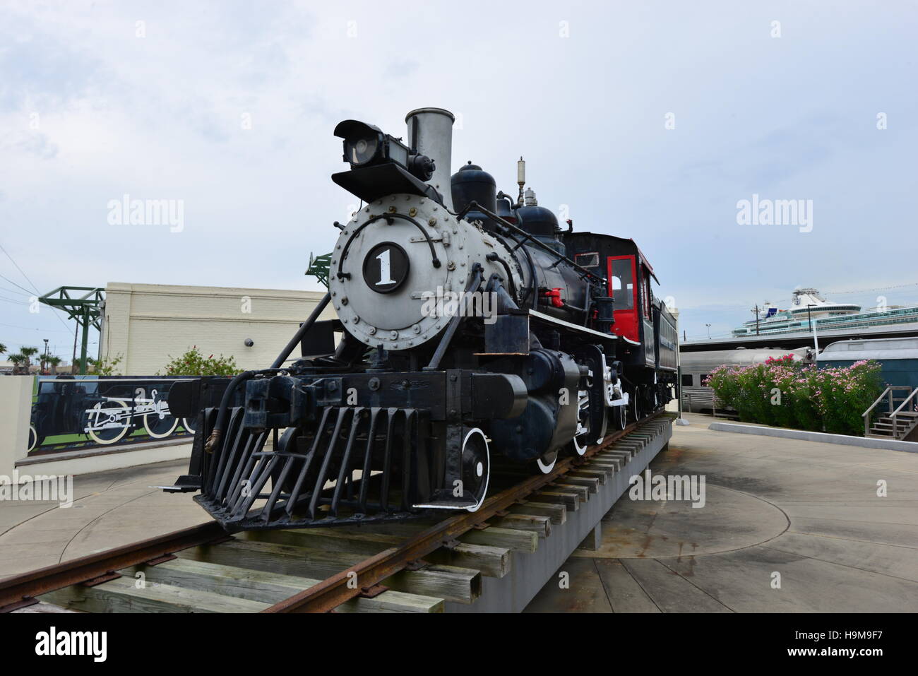 A vintage American steam locomotive Stock Photo - Alamy
