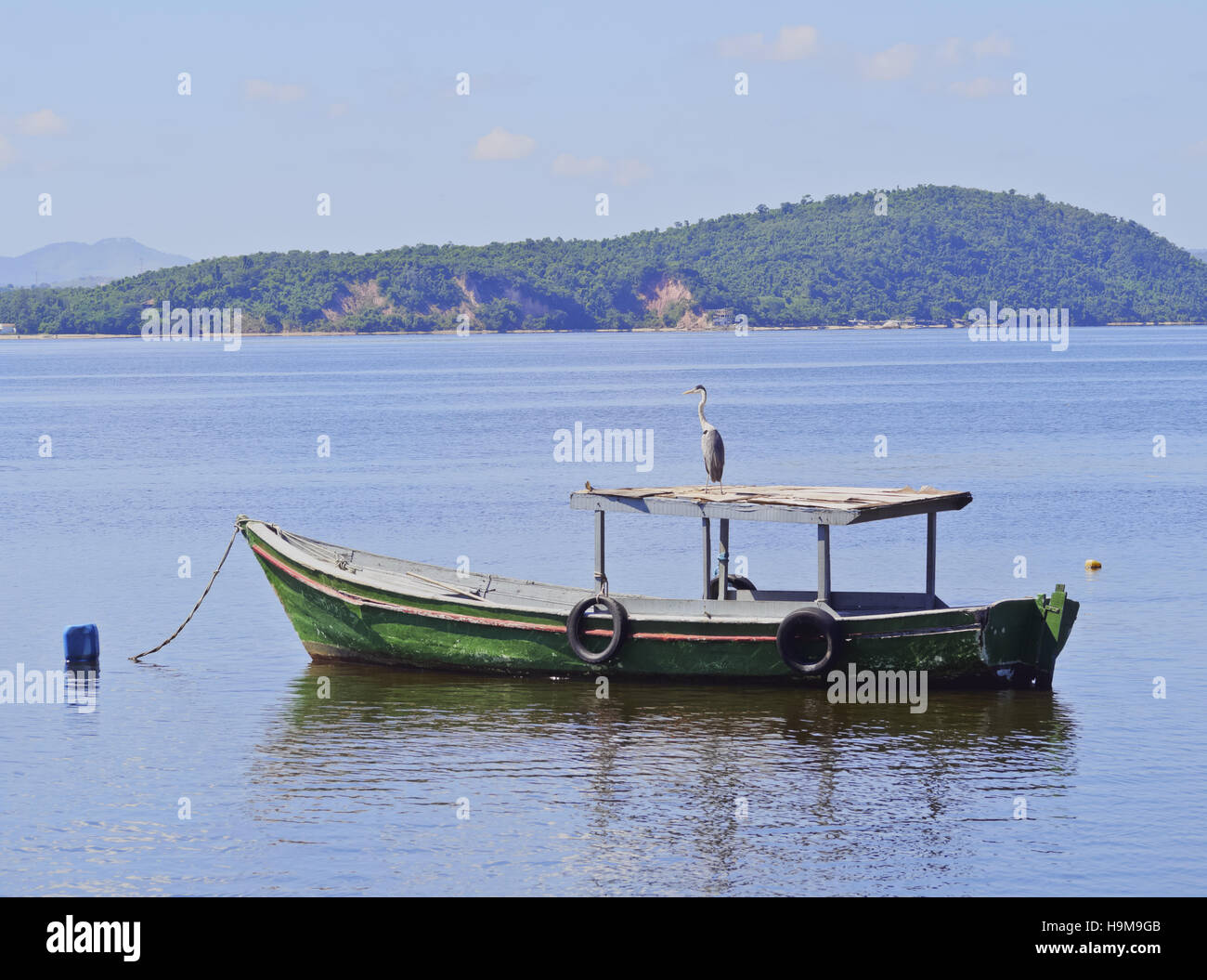 Brazil, State of Rio de Janeiro, Guanabara Bay, Paqueta Island, Boat ...