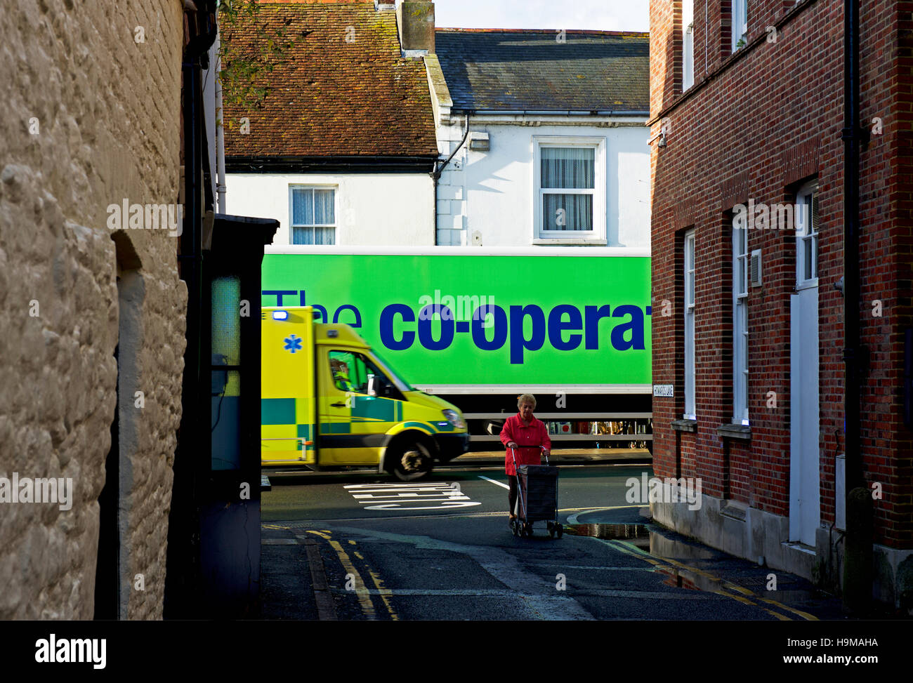 Coop lorry hi-res stock photography and images - Alamy