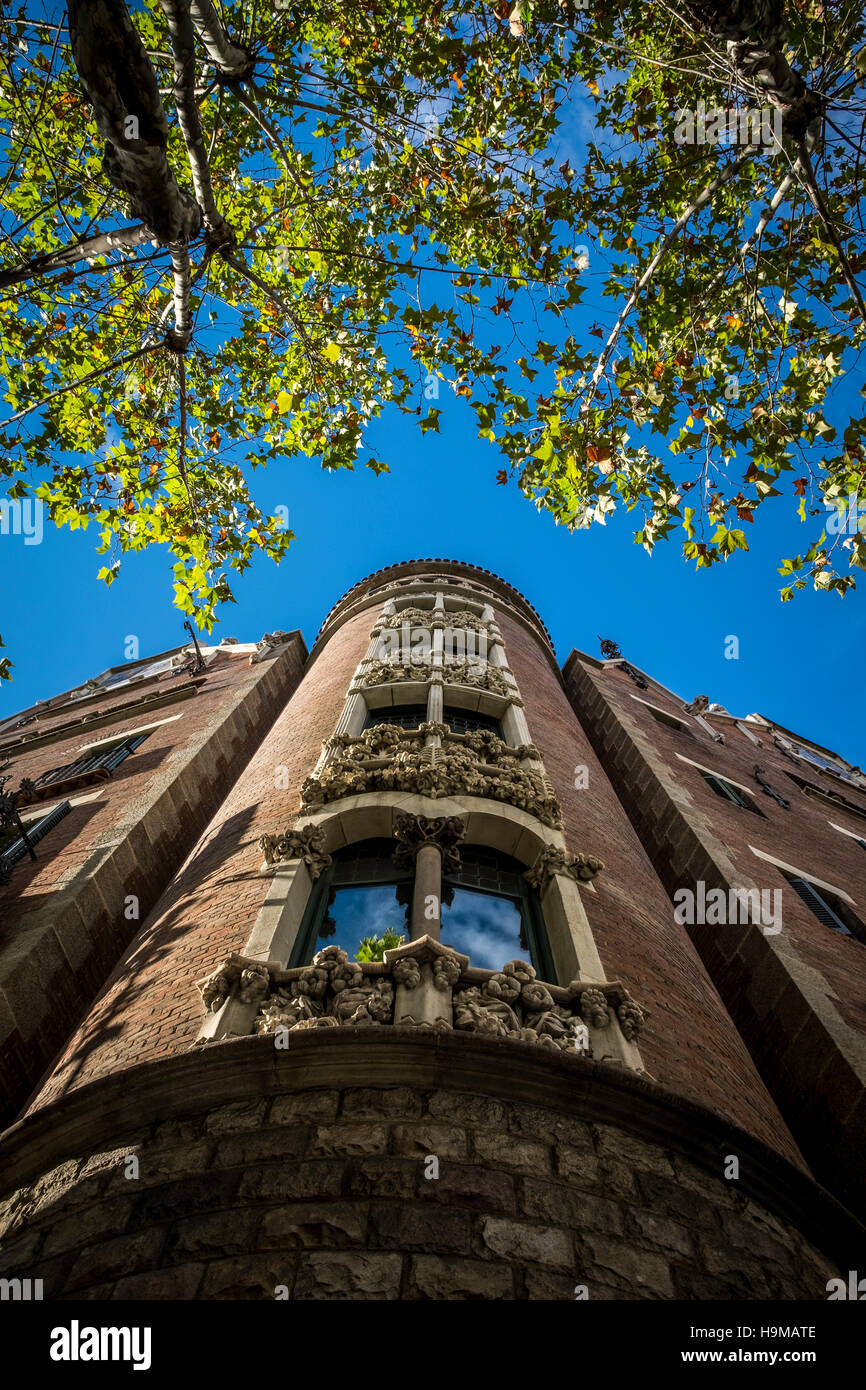 Modernism architecture in Barcelona Catalonia Spain Stock Photo - Alamy