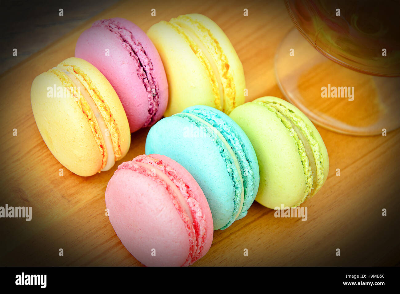 Sweet and Colourful French Macaroons Stock Photo - Alamy