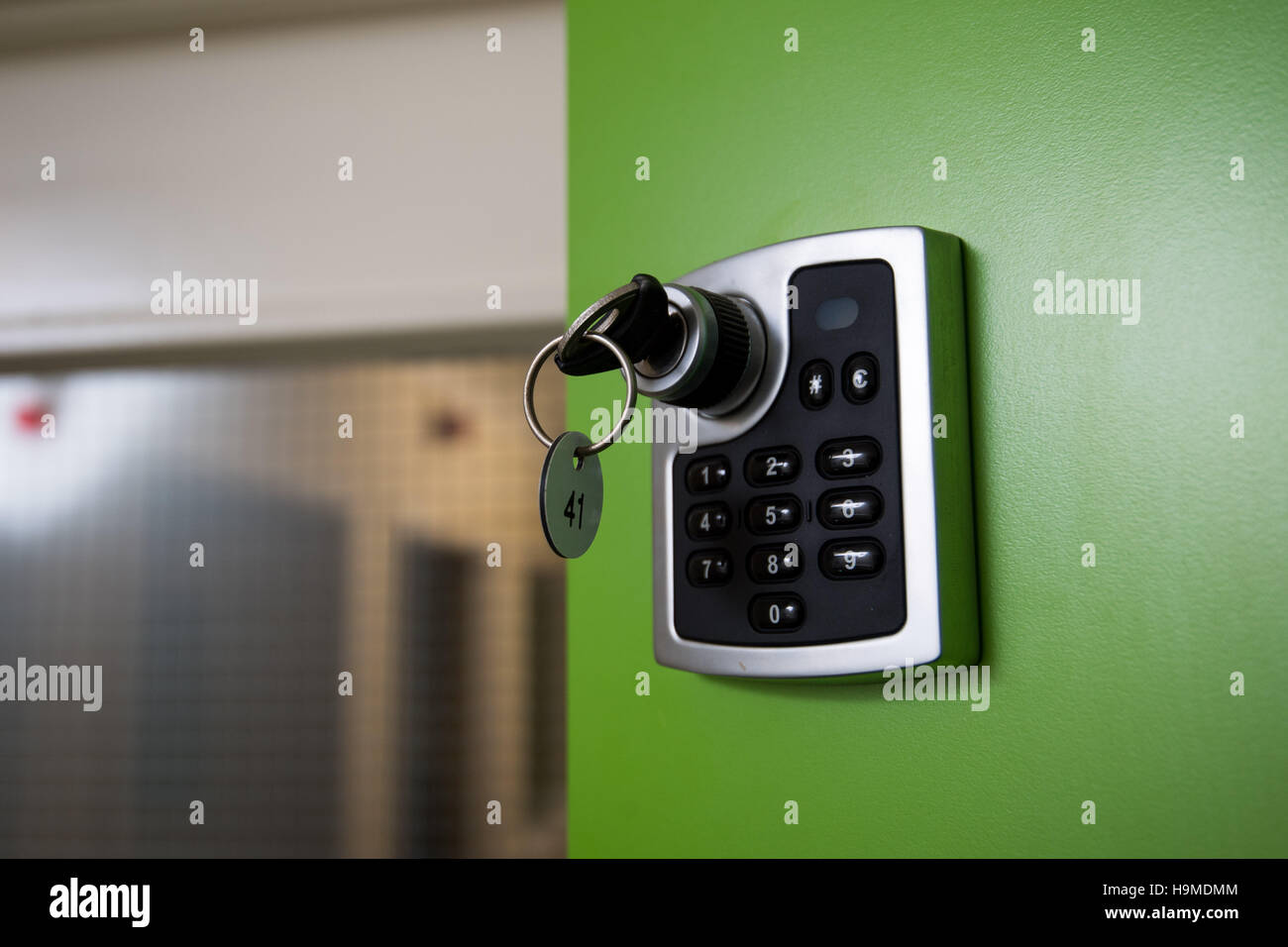 A locker manufactured by Garran Lockers in Caerphilly, Wales, UK Stock ...