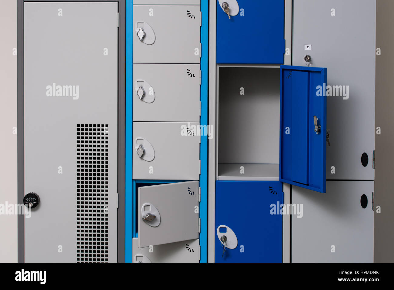 Open lockers hi-res stock photography and images - Alamy