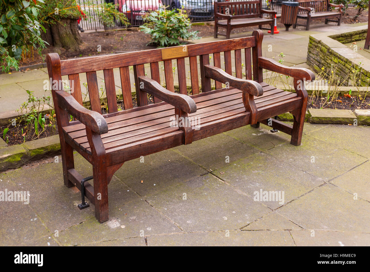 "Kirsty's bench" dedicated to Kirsty MacColl in Soho Square London ...