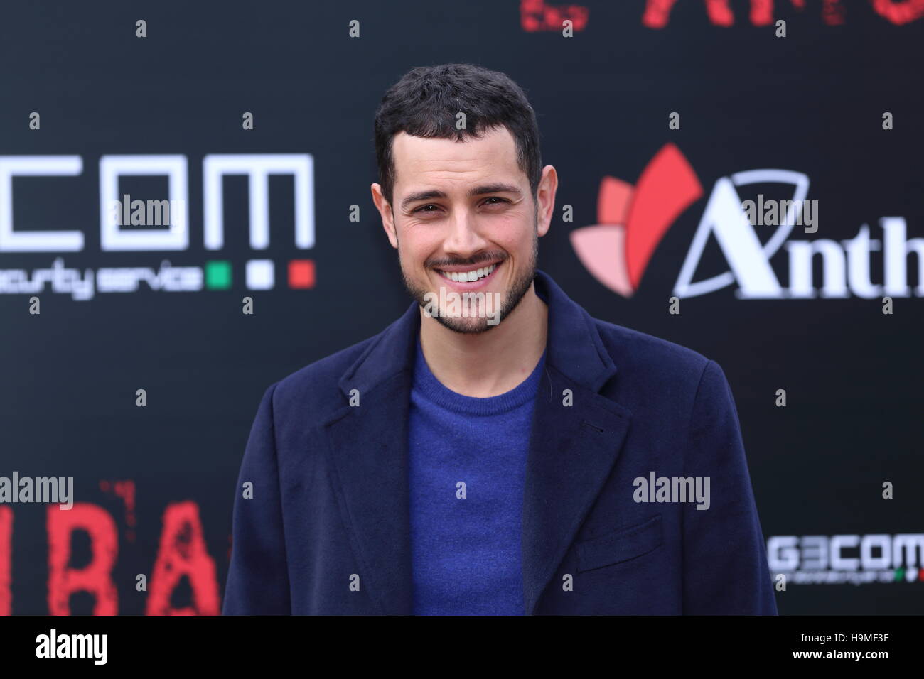 Rome, Italy. 24th Nov, 2016. Italian actor Emanuel Caserio during ...