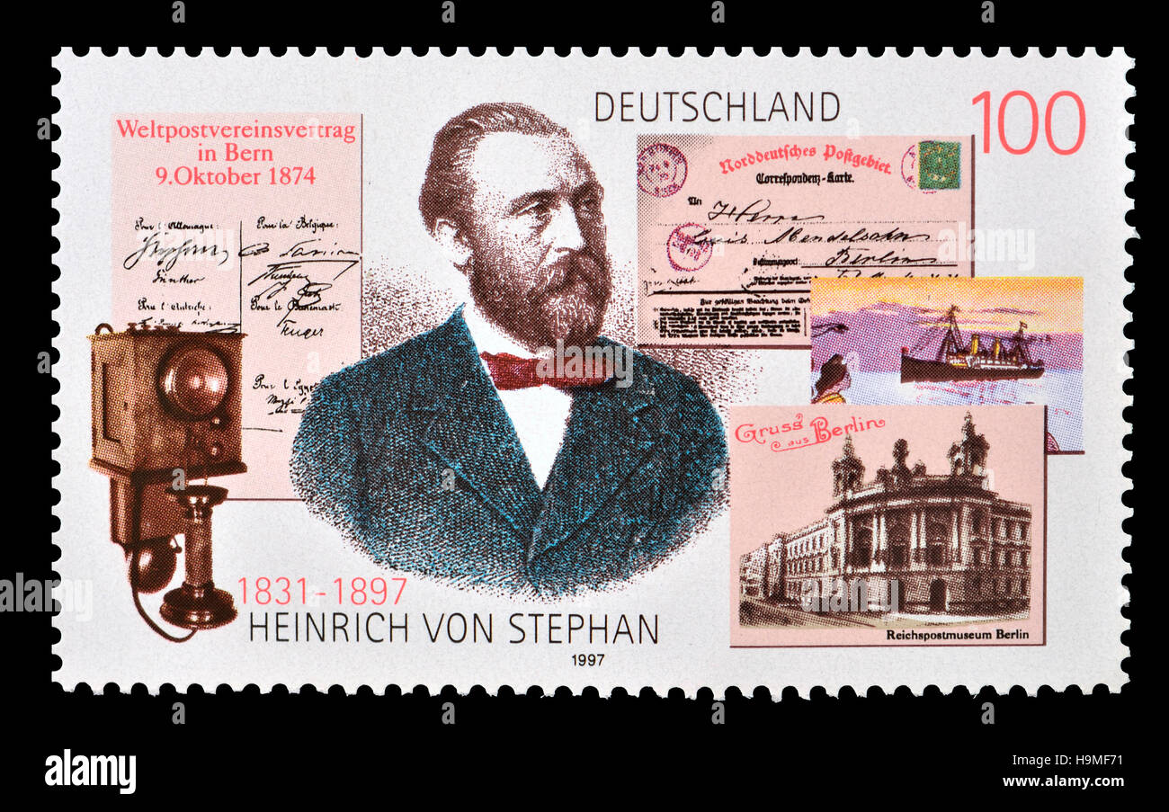 Postage stamp germany deutsche post hi-res stock photography and images ...