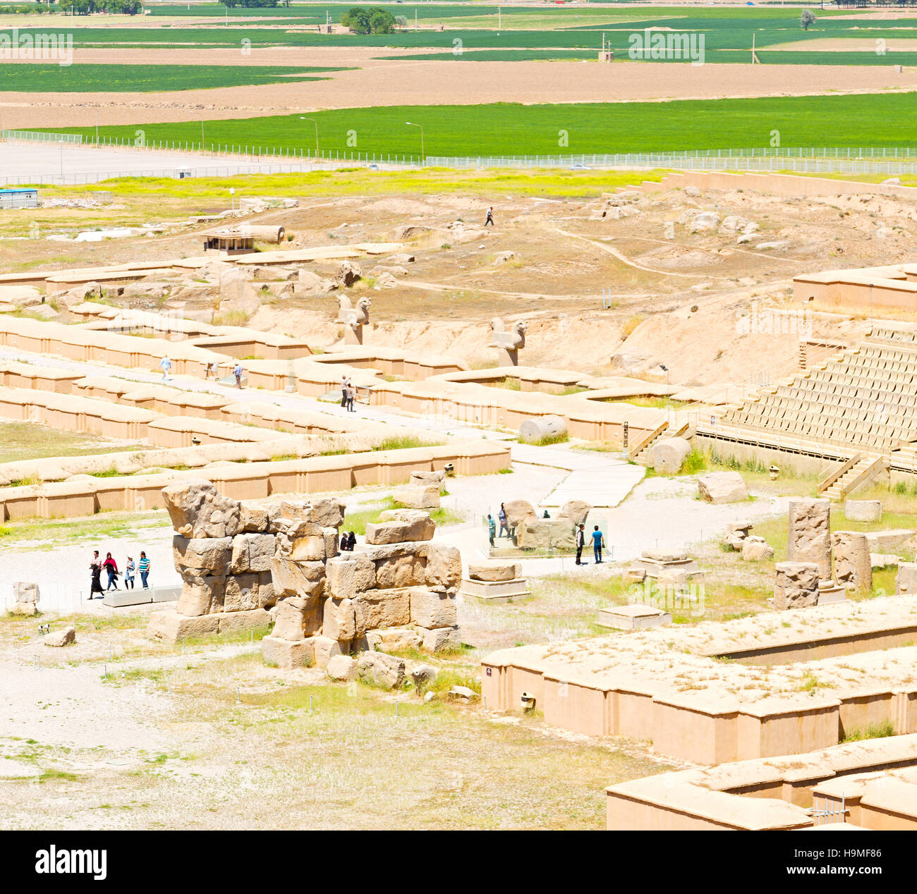in iran persepolis the old ruins historical destination monuments and ...