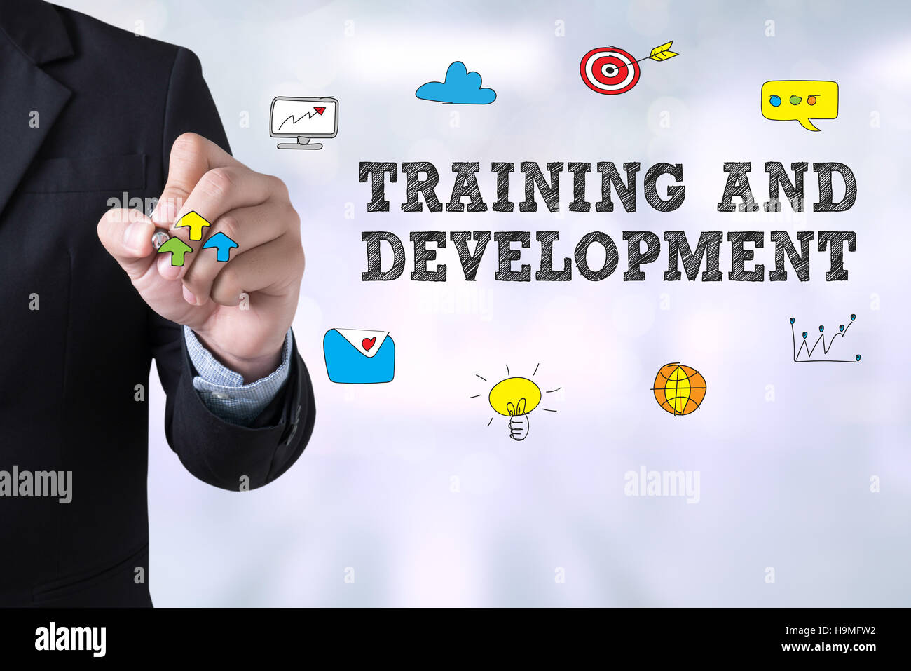 TRAINING & DEVELOPMENT CONCEPT Stock Photo - Alamy