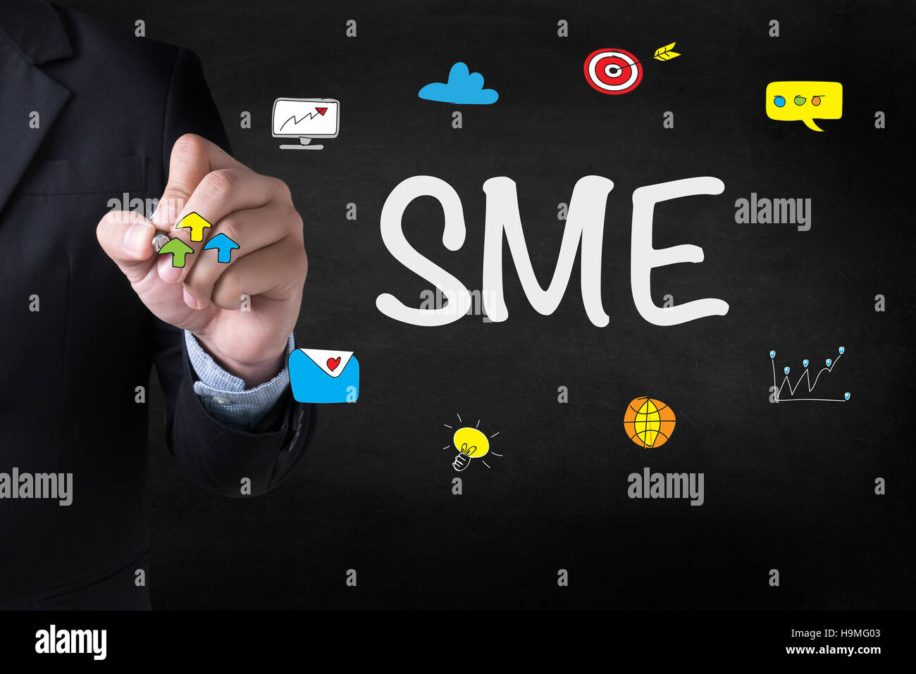 SME or Small and medium-sized enterprises Stock Photo - Alamy