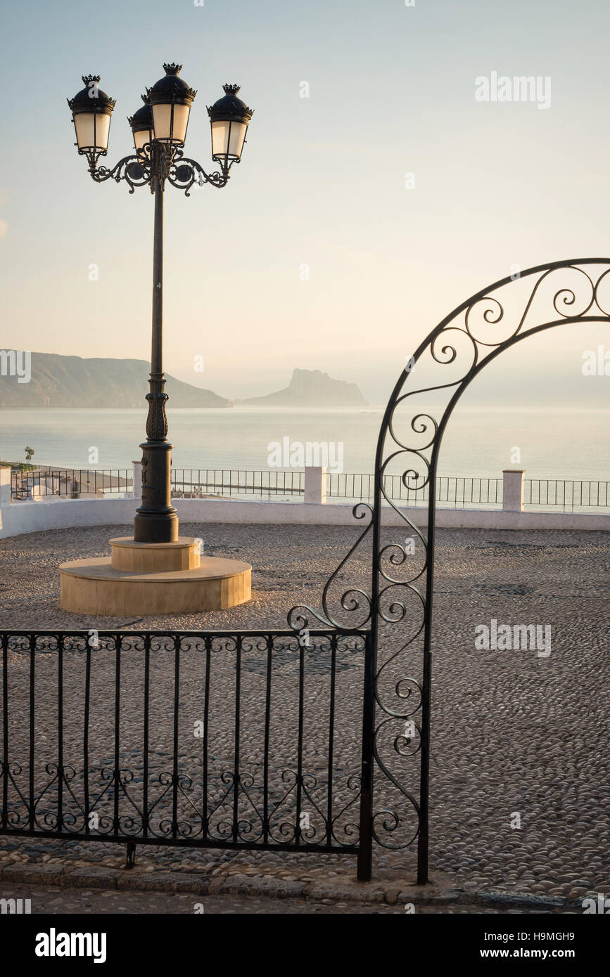 Scenic Altea old town location, Costa Blanca, Alicante, Spain Stock ...