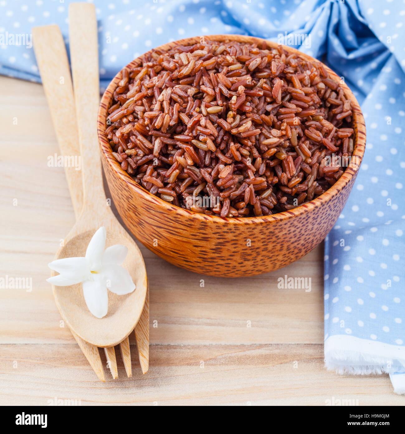 Steamed whole grain traditional thai rice best rice for healthy Stock ...