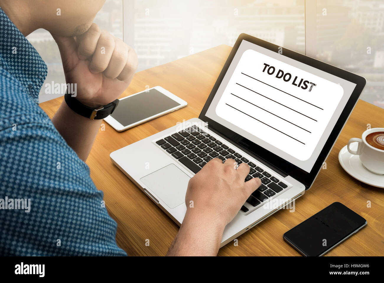 TO DO LIST Organization Management Stock Photo - Alamy