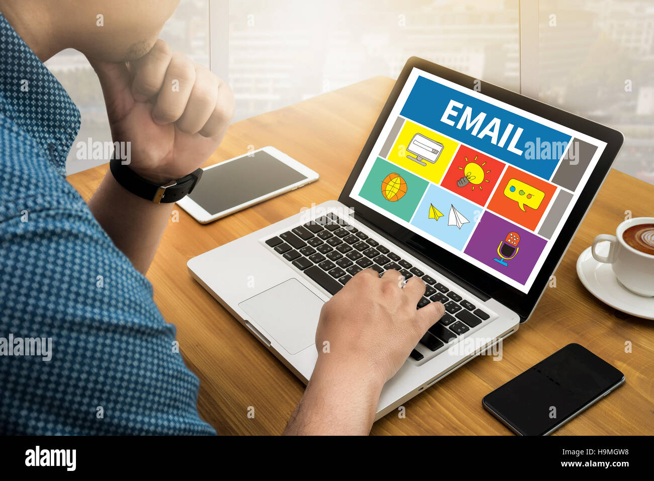 Create email hi-res stock photography and images - Alamy