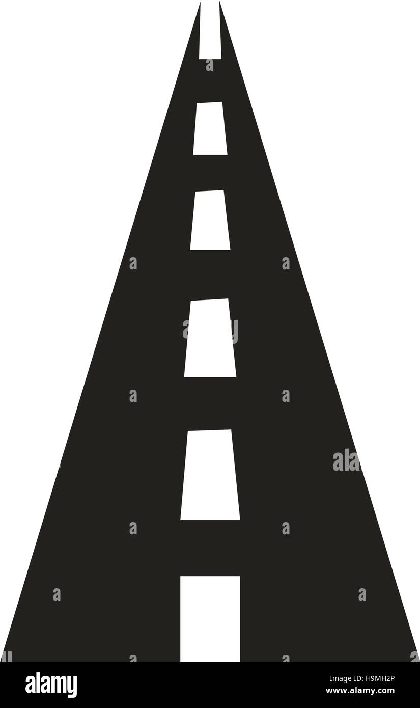 Over horizon road Stock Vector Images - Alamy