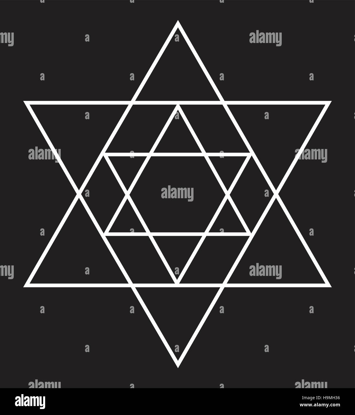 Sacred Geometry Star on Background Stock Vector Image & Art - Alamy
