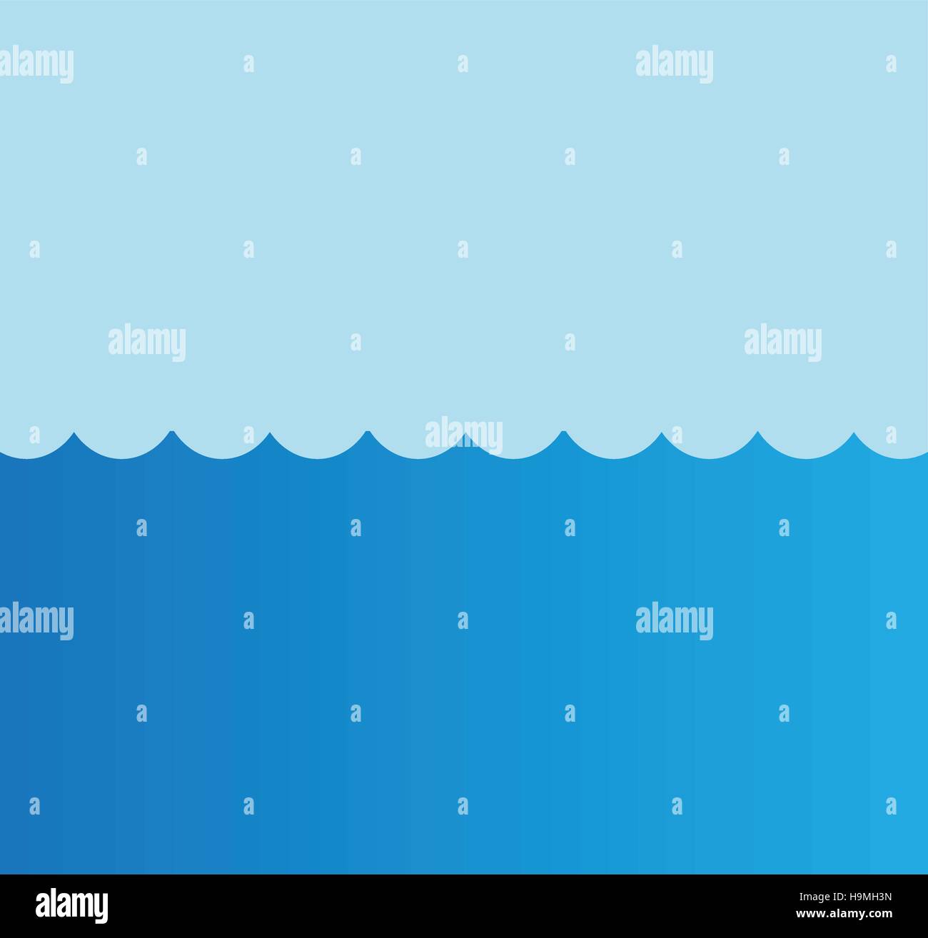 Sea vector illustration Stock Vector Image & Art - Alamy