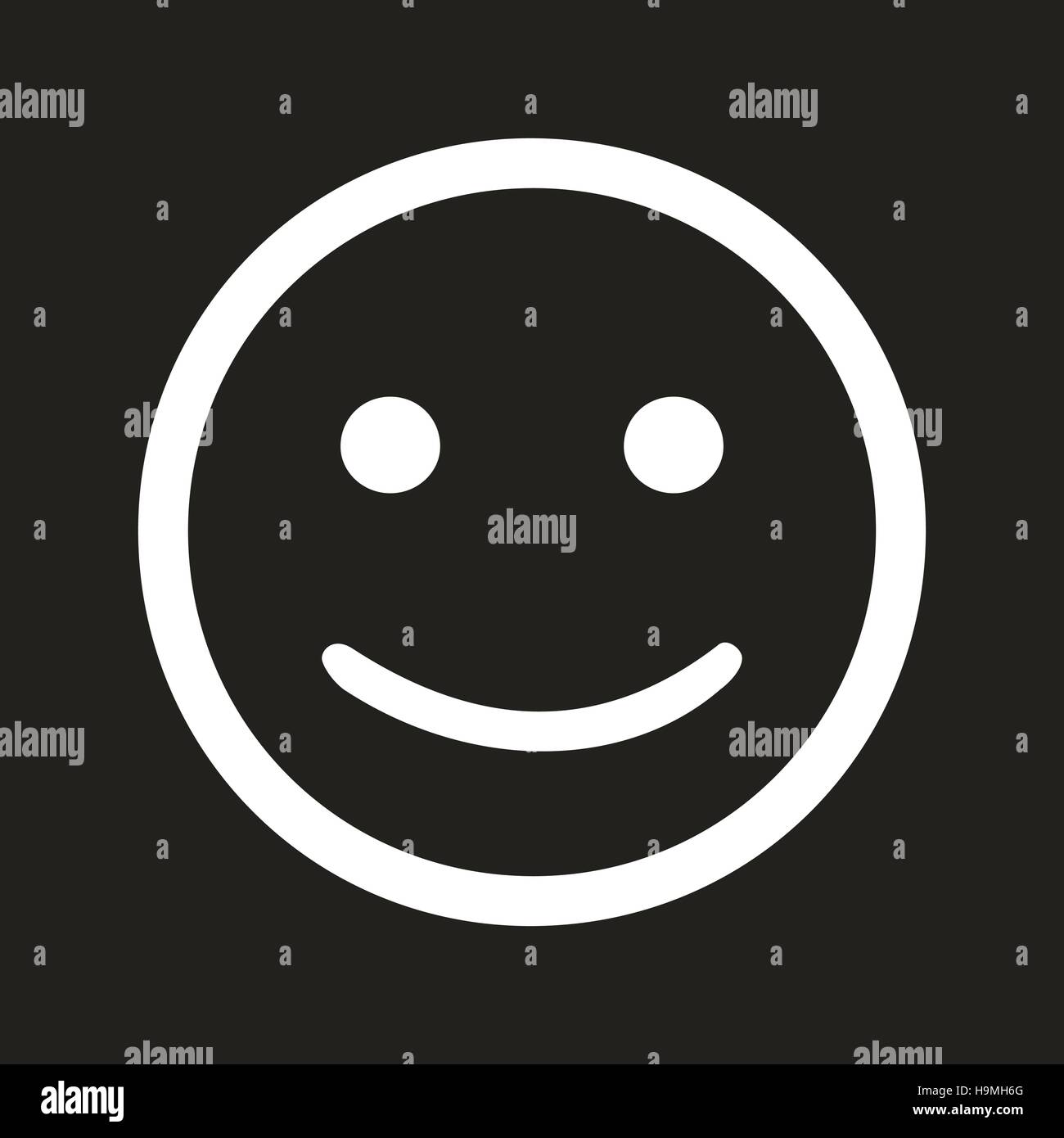 Smiley face no background Stock Vector Images - Alamy