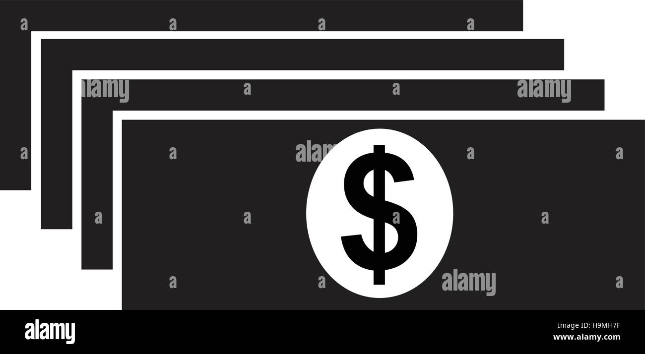 Stacks of Money Icon Stock Vector Image & Art - Alamy