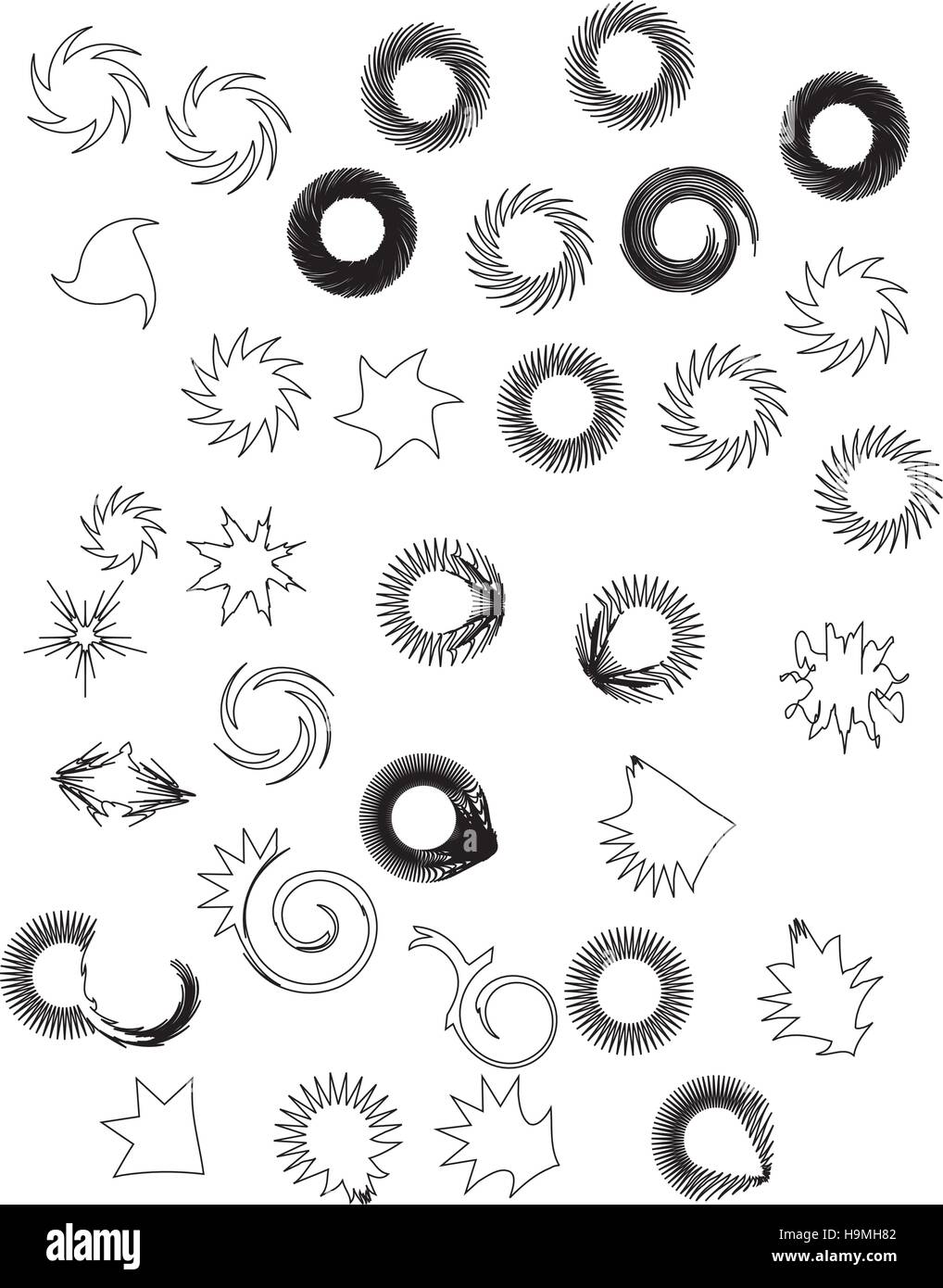 Vector vectors star shape Stock Vector Images - Alamy