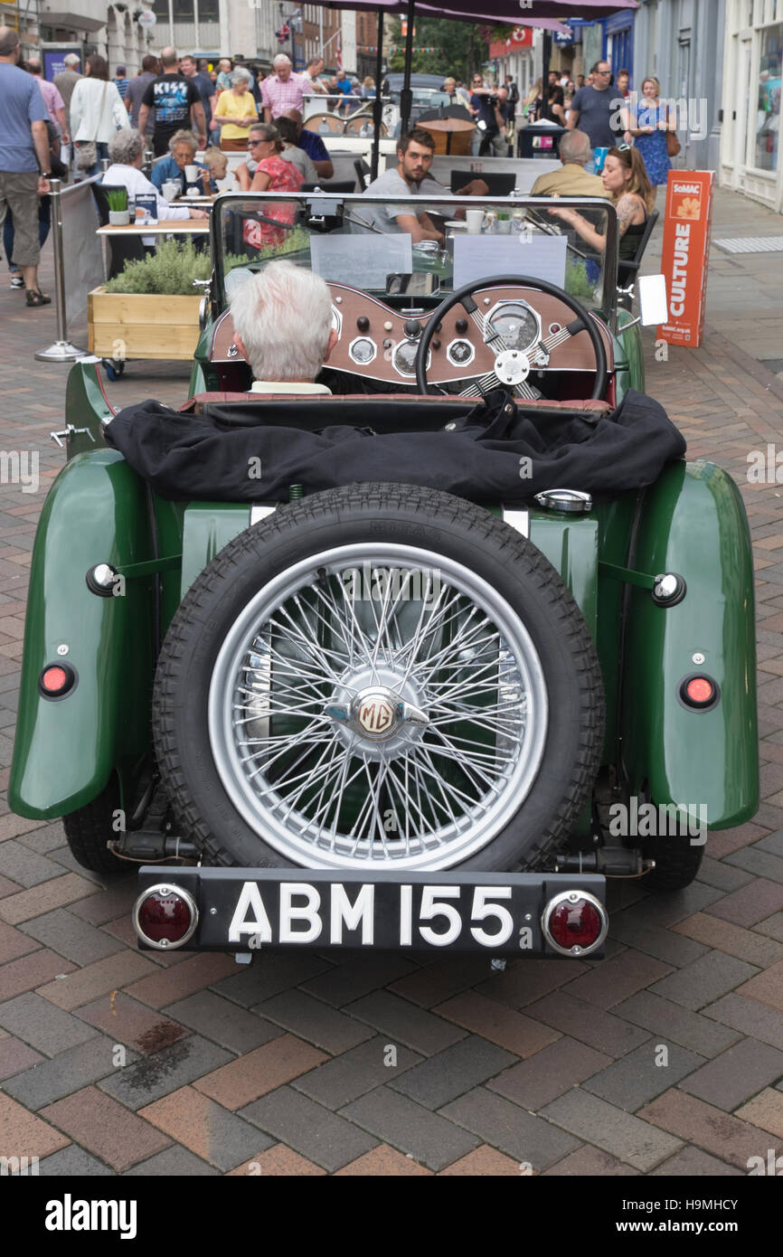 Classic car rally in Gloucester,England Stock Photo - Alamy