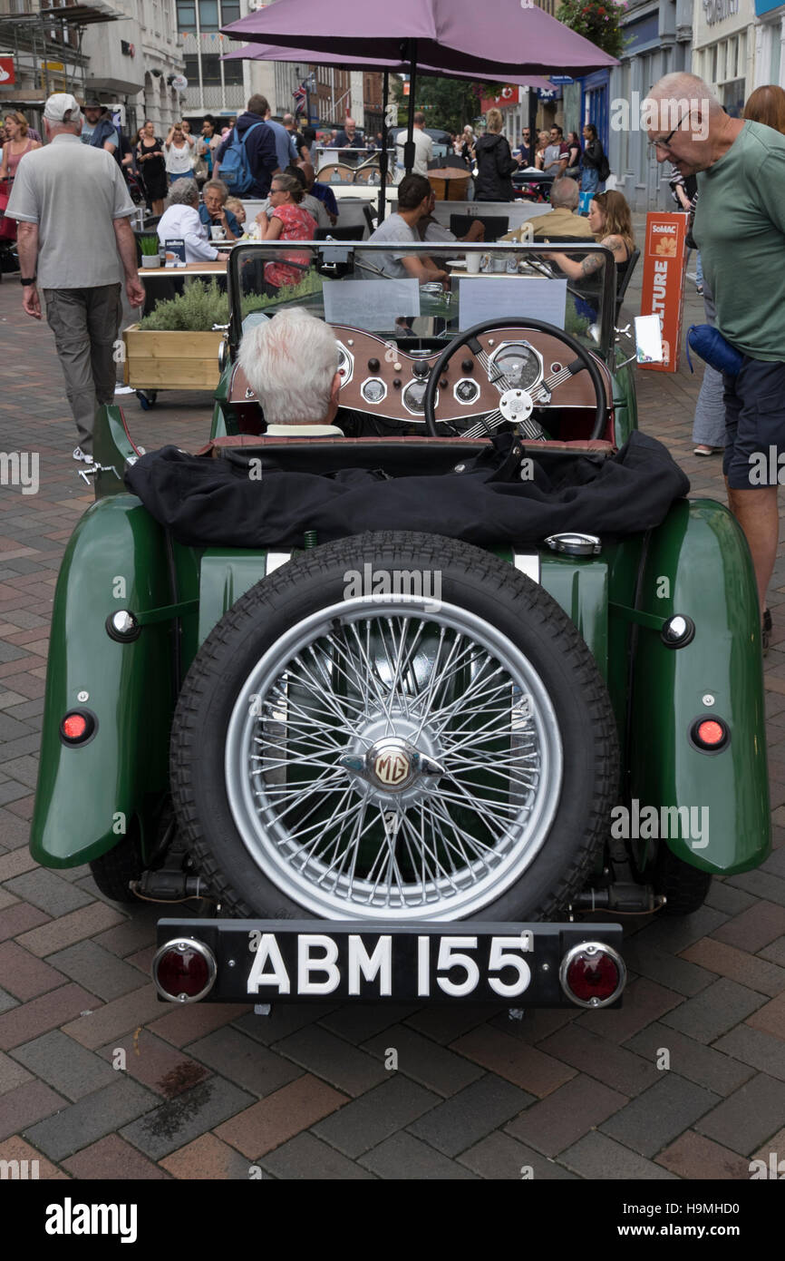 Classic car rally in Gloucester,England Stock Photo - Alamy