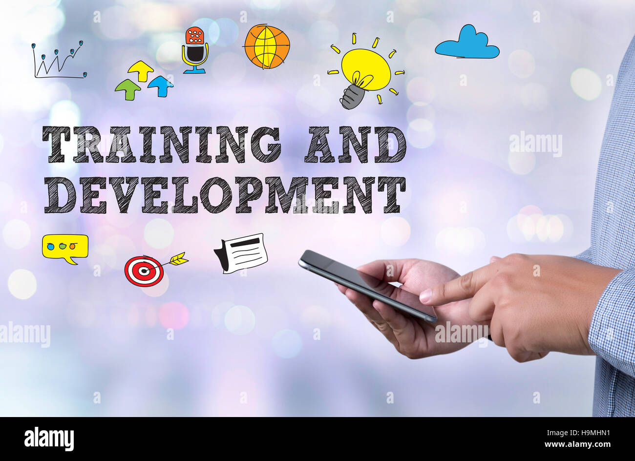 TRAINING & DEVELOPMENT CONCEPT Stock Photo - Alamy