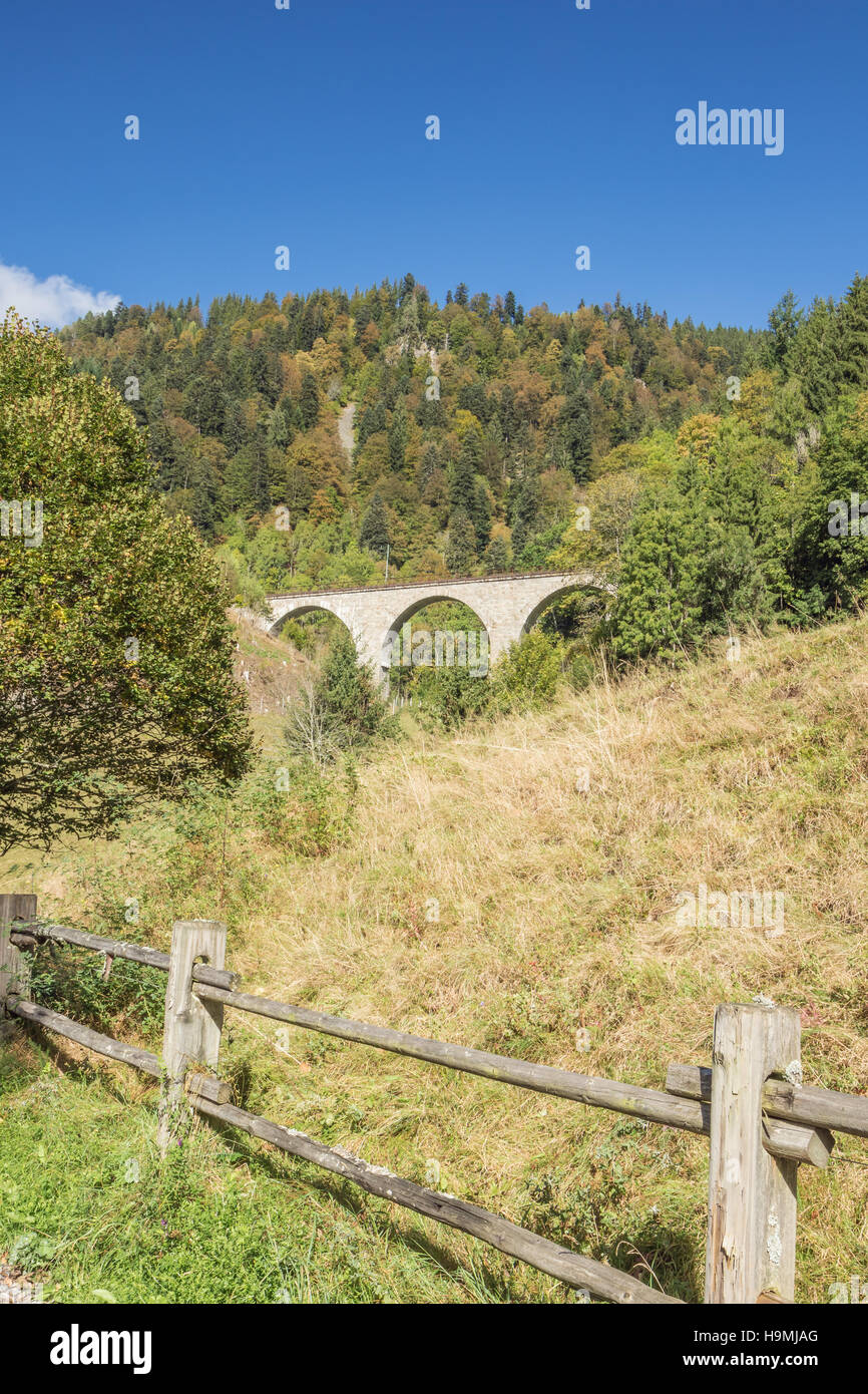 Distant view of a railway bridge Stock Photo - Alamy