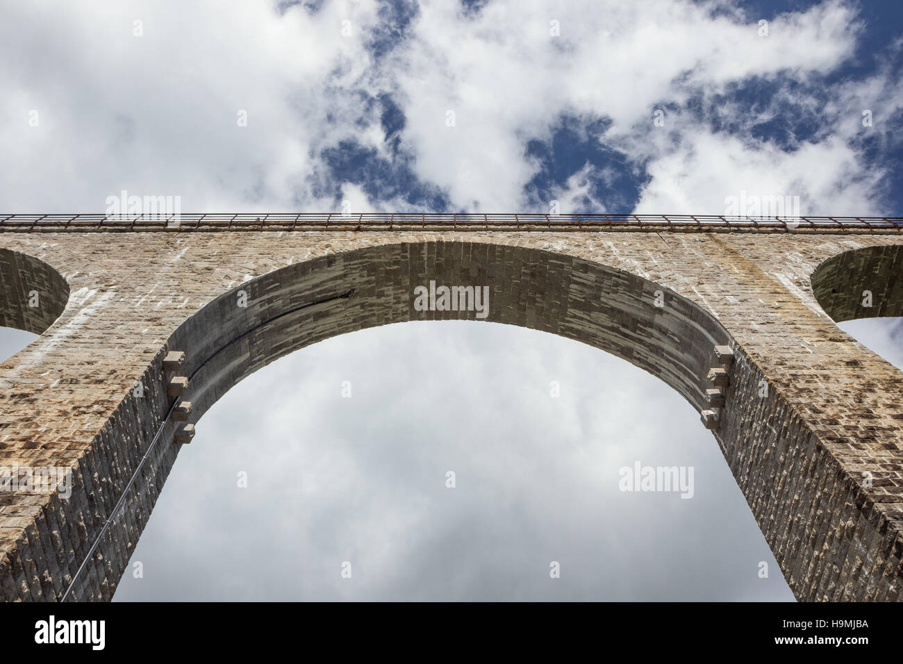 Under the railway bridge over the Ravenna Gorge Stock Photo - Alamy