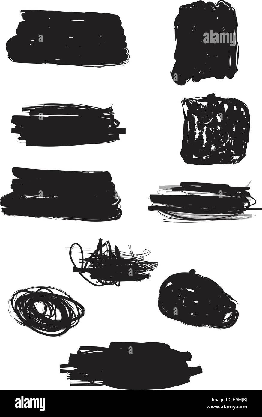 Single watercolor brush stroke Stock Vector Images - Alamy