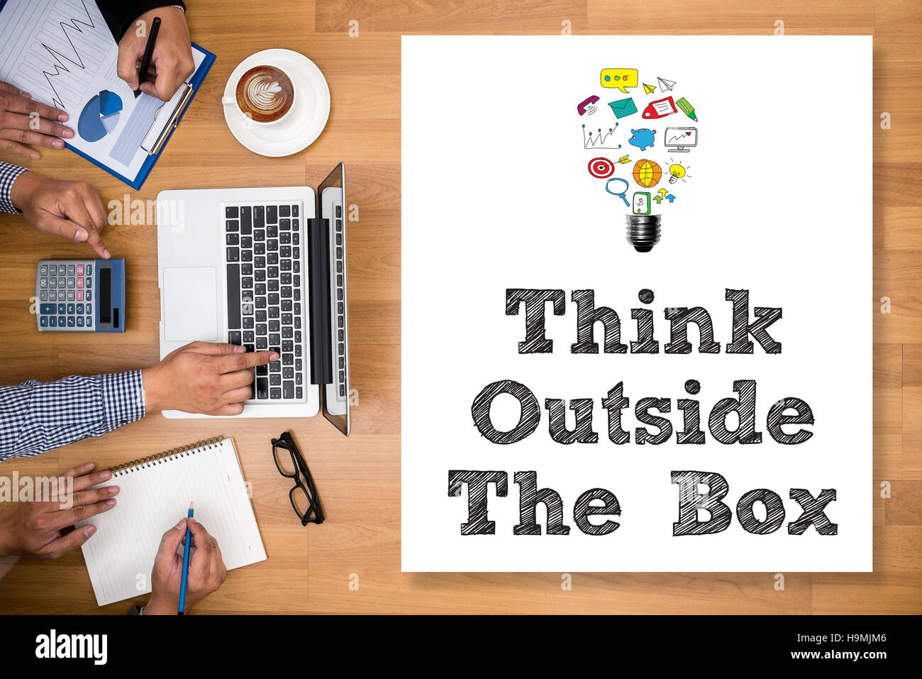 Think Outside The Box Stock Photo - Alamy