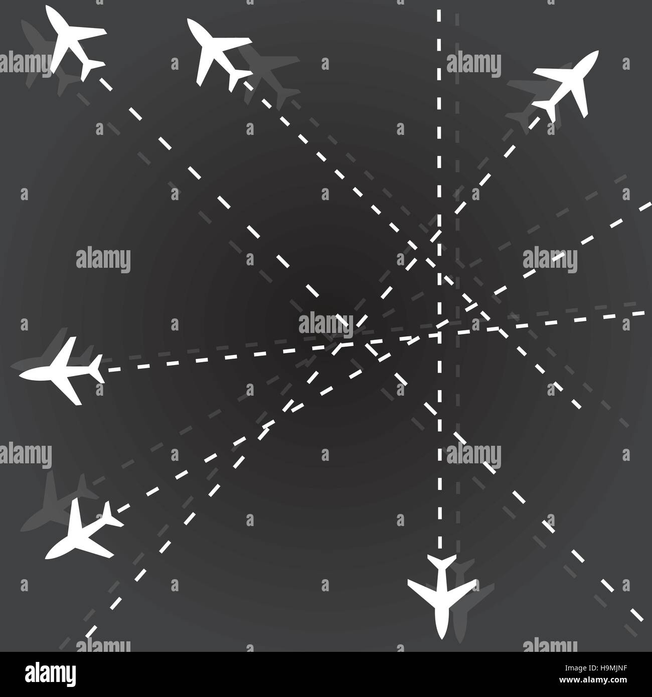 Air travel background airplane Stock Vector Images - Alamy