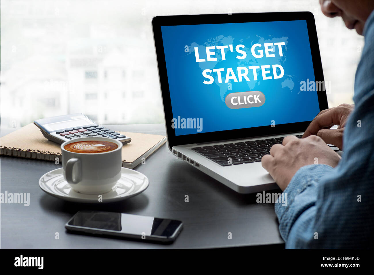 LET'S GET STARTED Stock Photo - Alamy