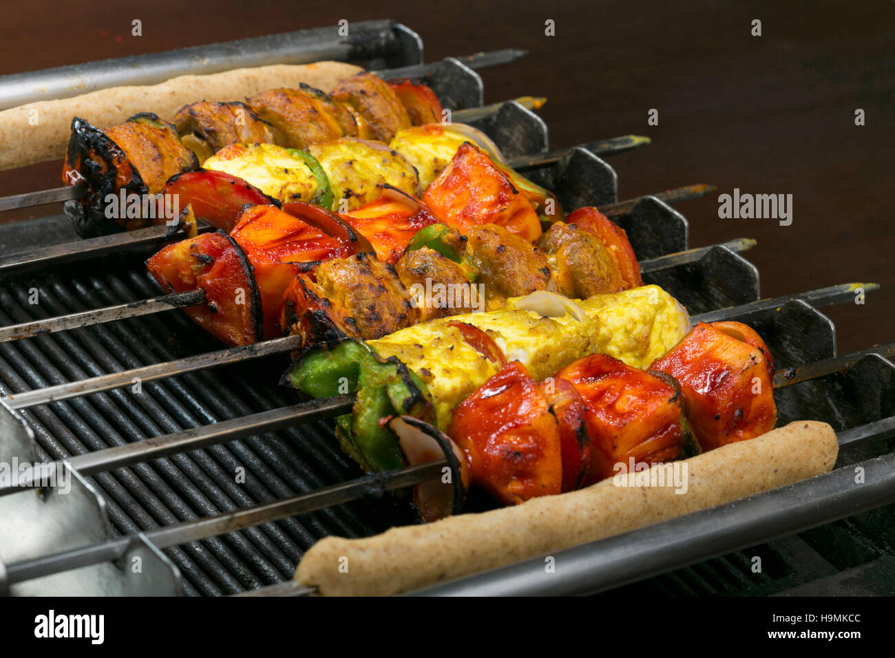 Mix Veg Tikka Kabab (Indian veg starter) Pune, India Stock Photo - Alamy