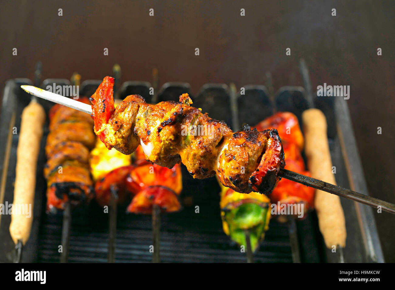 Indian mix grill hi-res stock photography and images - Alamy