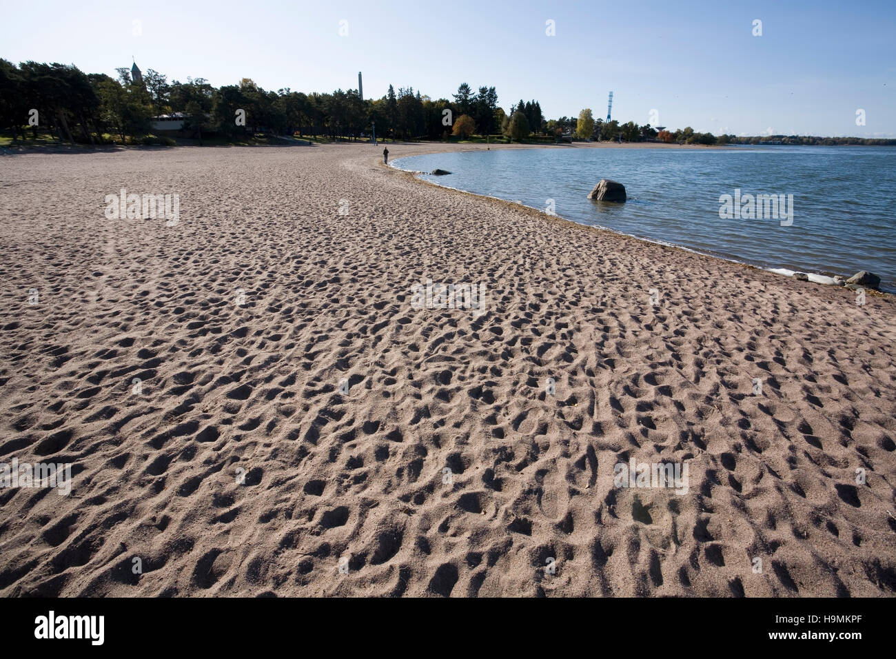 Hietaniemi beach, Helsinki Finland Stock Photo - Alamy