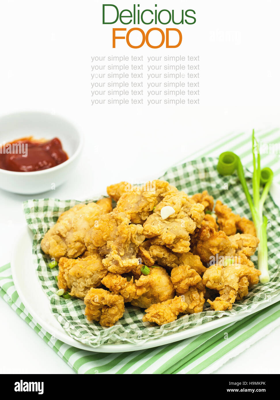 Homemade crispy chicken nuggets Stock Photo - Alamy