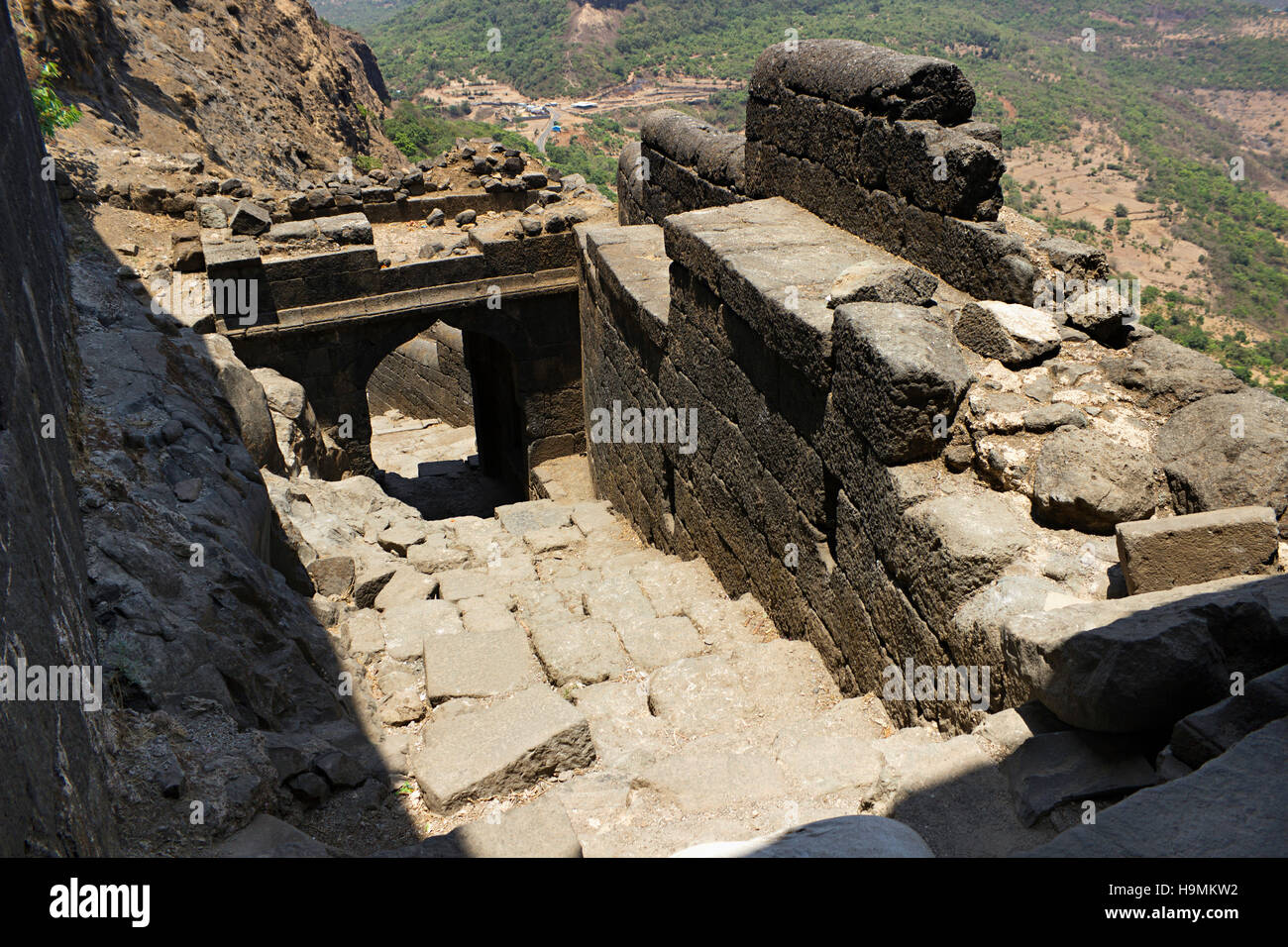 Lohagad Fort In malavali near Pune Pune, India Stock Photo - Alamy