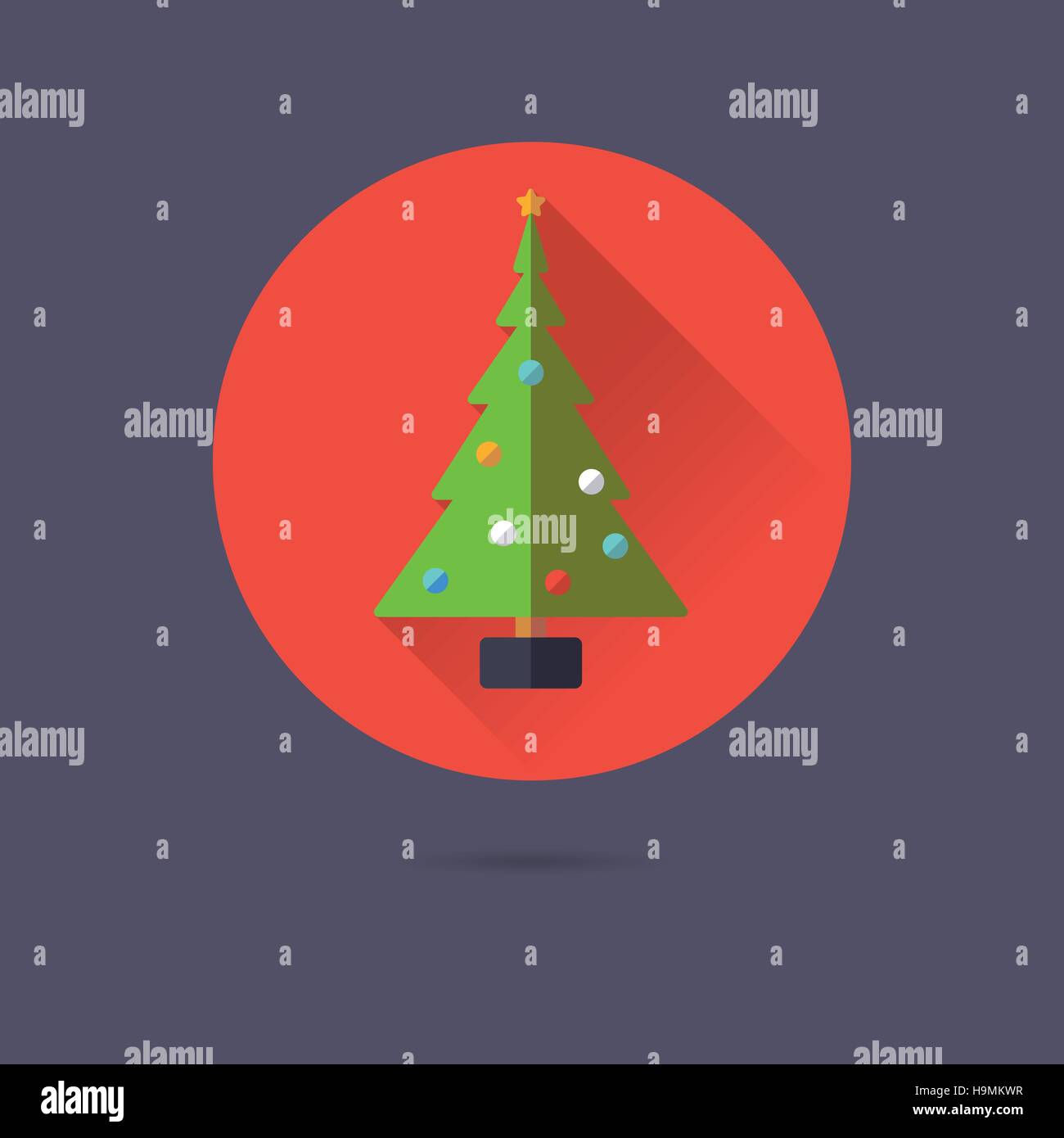 Flat tree icon hi-res stock photography and images - Alamy