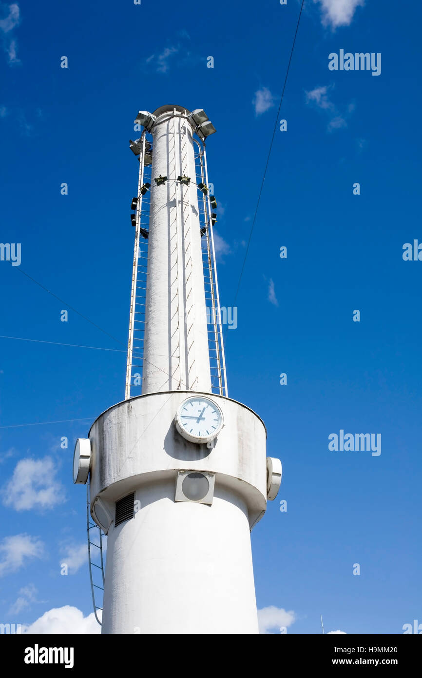 Old clock tower Lasipalatsi Helsinki Finland Stock Photo - Alamy