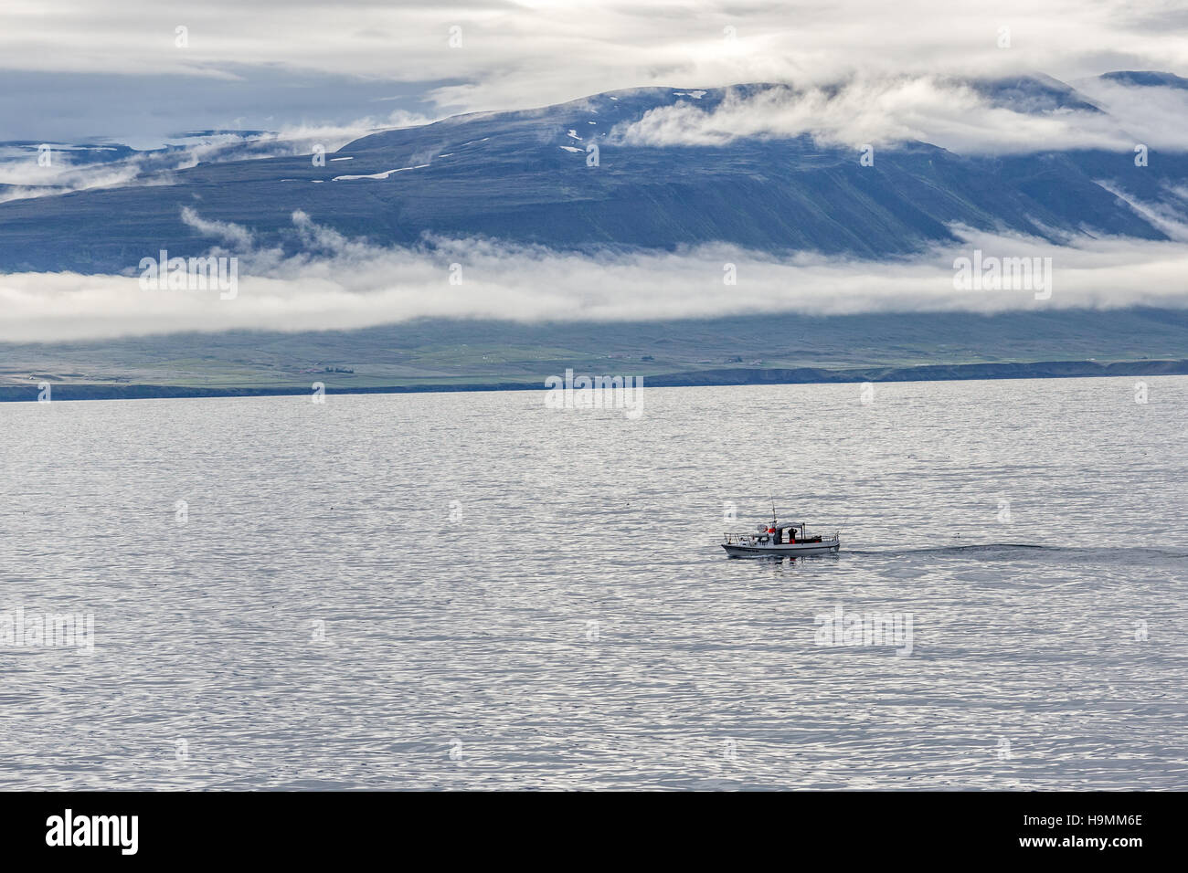 Reykir camp, Iceland, nature, seaside, mountains, volcanic area Stock ...