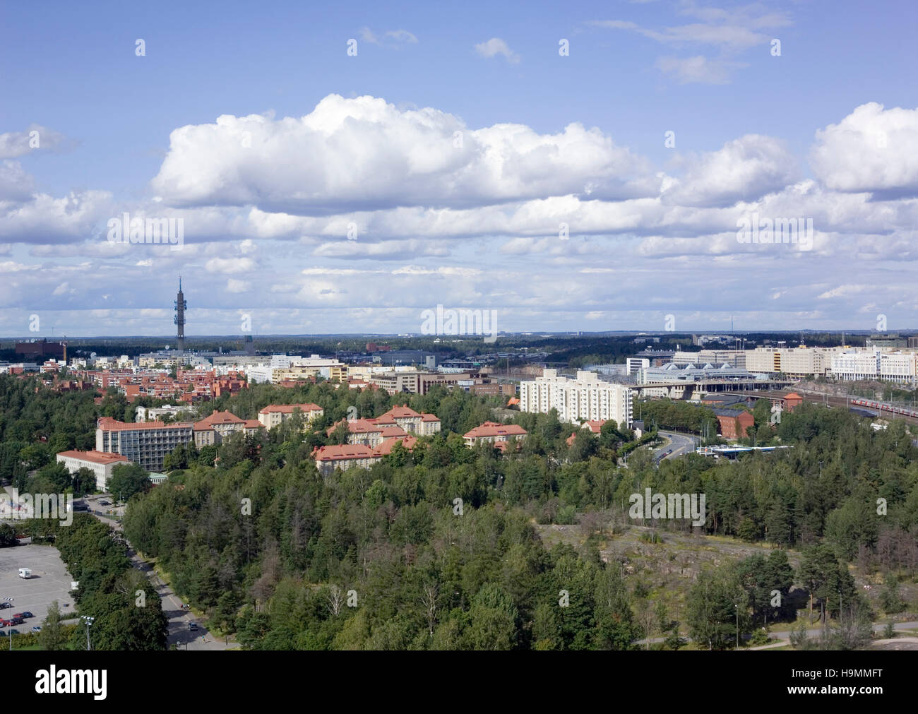 Aerial view of Helsinki Finland Stock Photo - Alamy