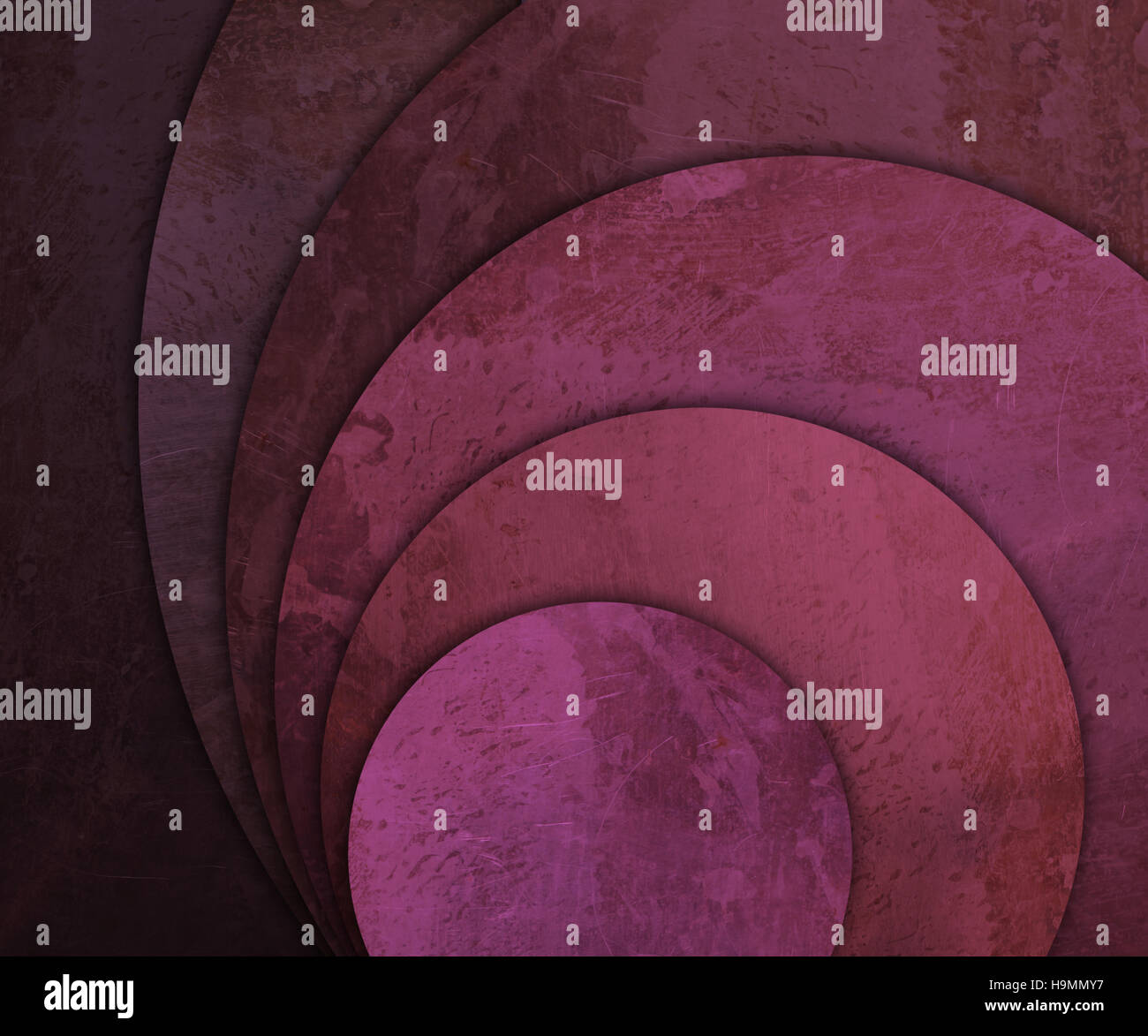 round old metal plates Stock Photo - Alamy