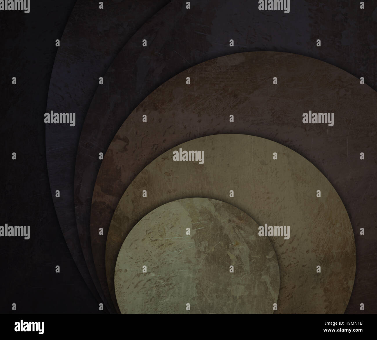 round old metal plates Stock Photo - Alamy