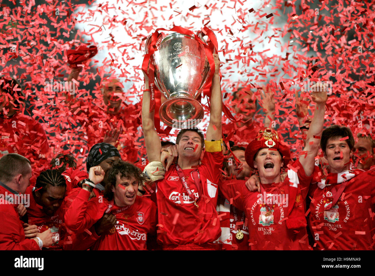 Liverpool 2005 champions league hi-res stock photography and images - Alamy