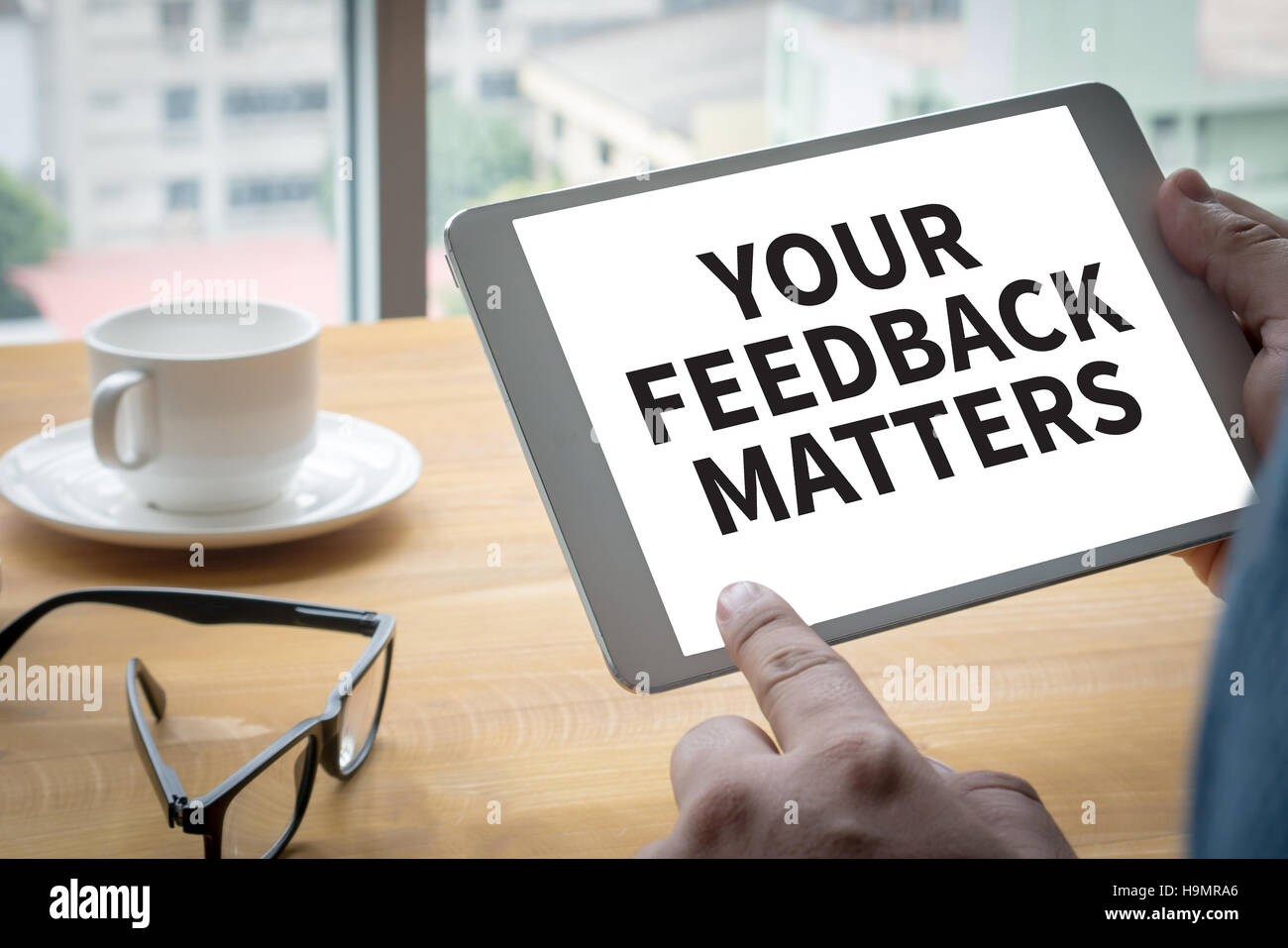YOUR FEEDBACK MATTERS Stock Photo - Alamy
