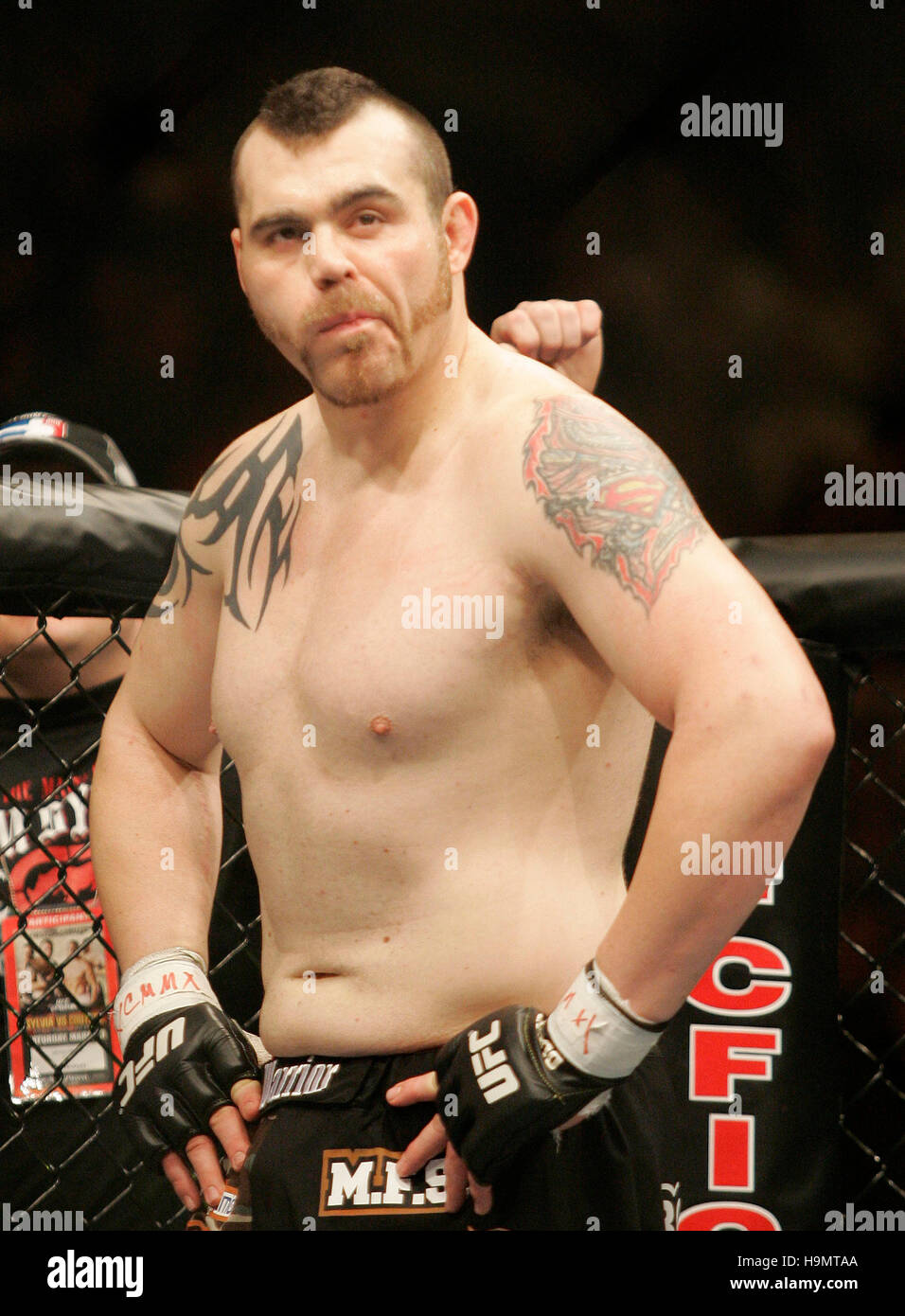 Tim Sylvia before his fight against Randy Couture during Ultimate ...